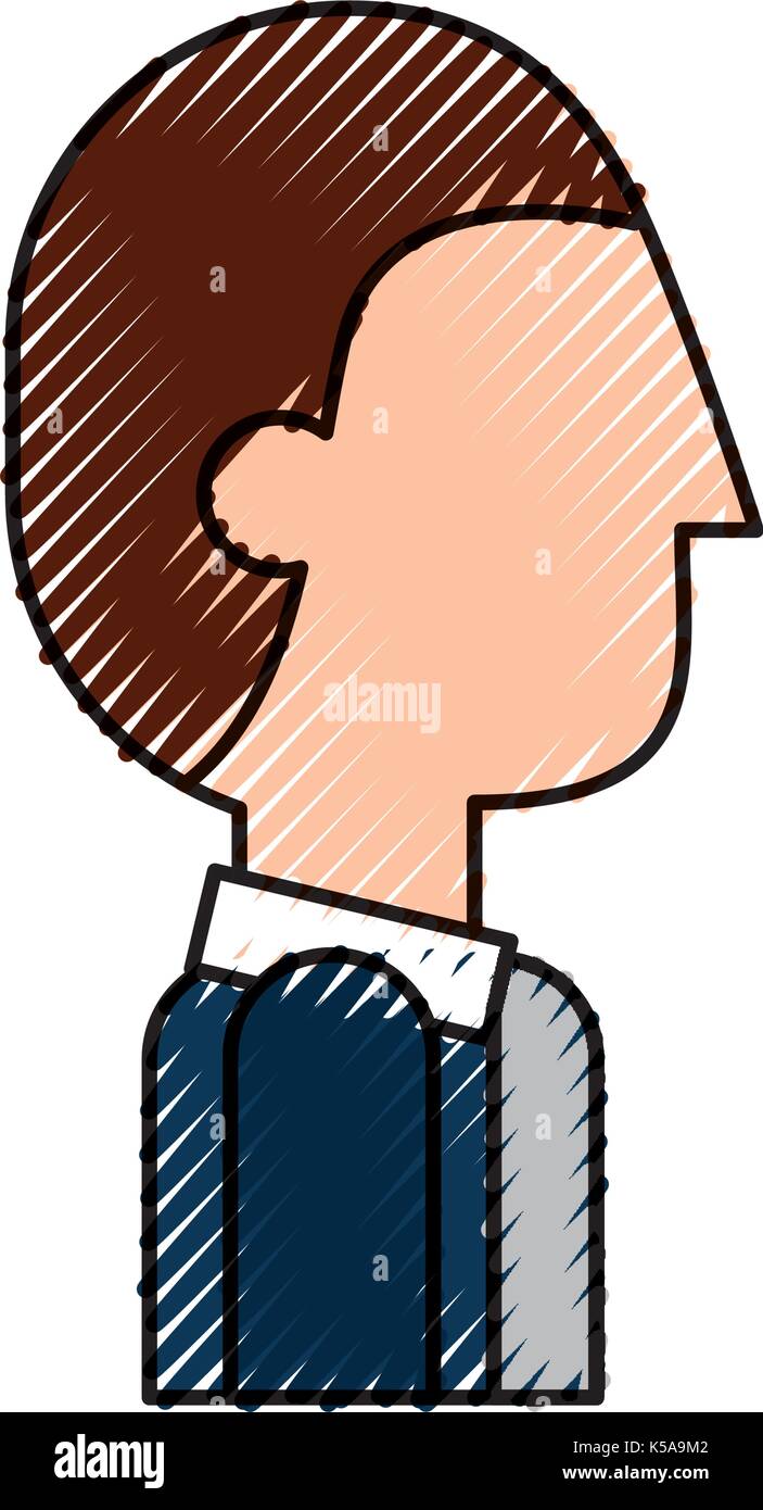 profile cartoon man business character male Stock Vector Image & Art ...