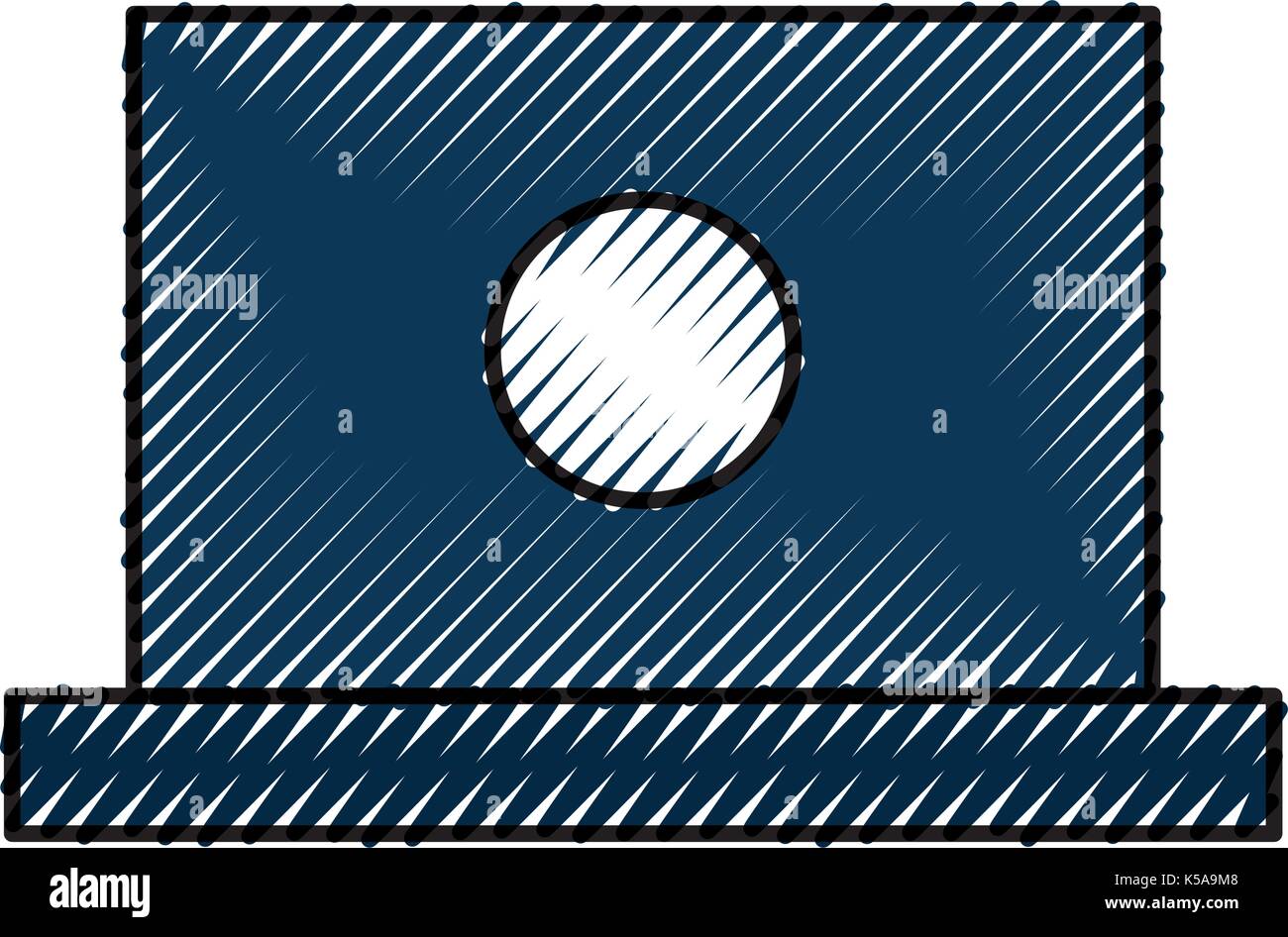 laptop computer device technology digital icon Stock Vector Image & Art ...