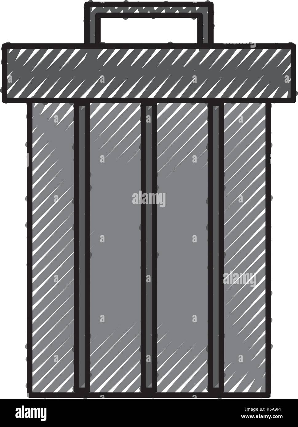 Delete trash can mobile Stock Vector Images - Alamy