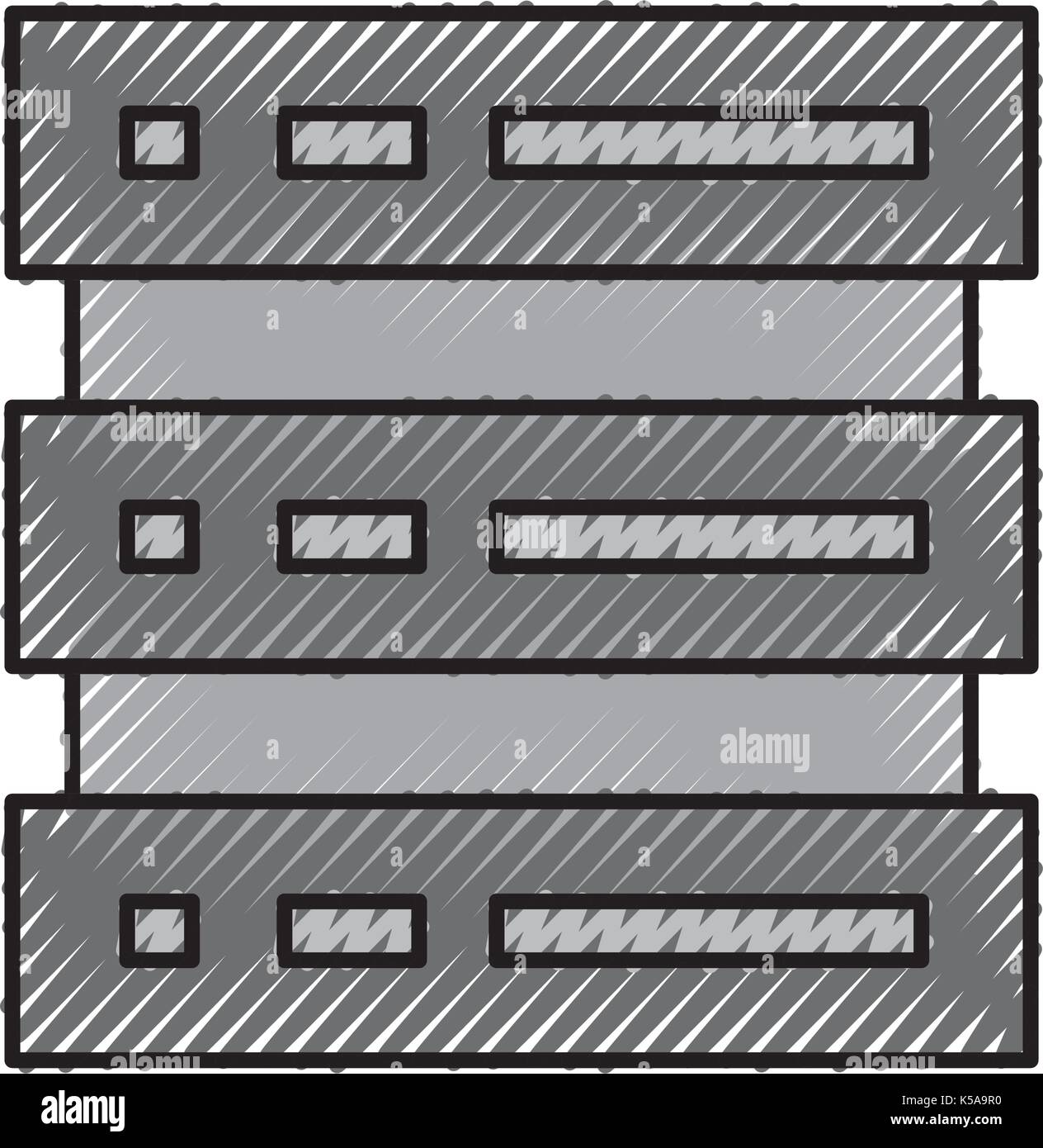 data center server storage system device technology Stock Vector Image ...