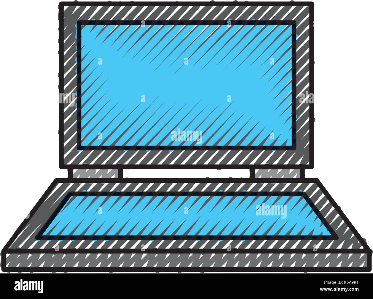 laptop computer device technology digital icon Stock Vector Image & Art ...