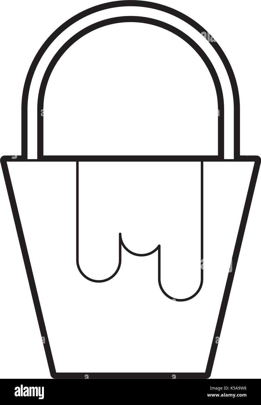 paint bucket color renovation repair icon Stock Vector Image & Art - Alamy