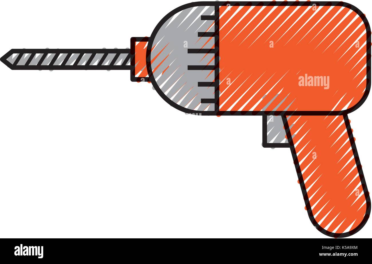 screwdriver drill symbol of the assembly or repair Stock Vector Image ...