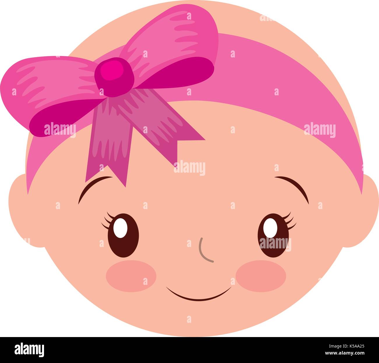 happy and smiling baby girl adorable Stock Vector Image & Art - Alamy