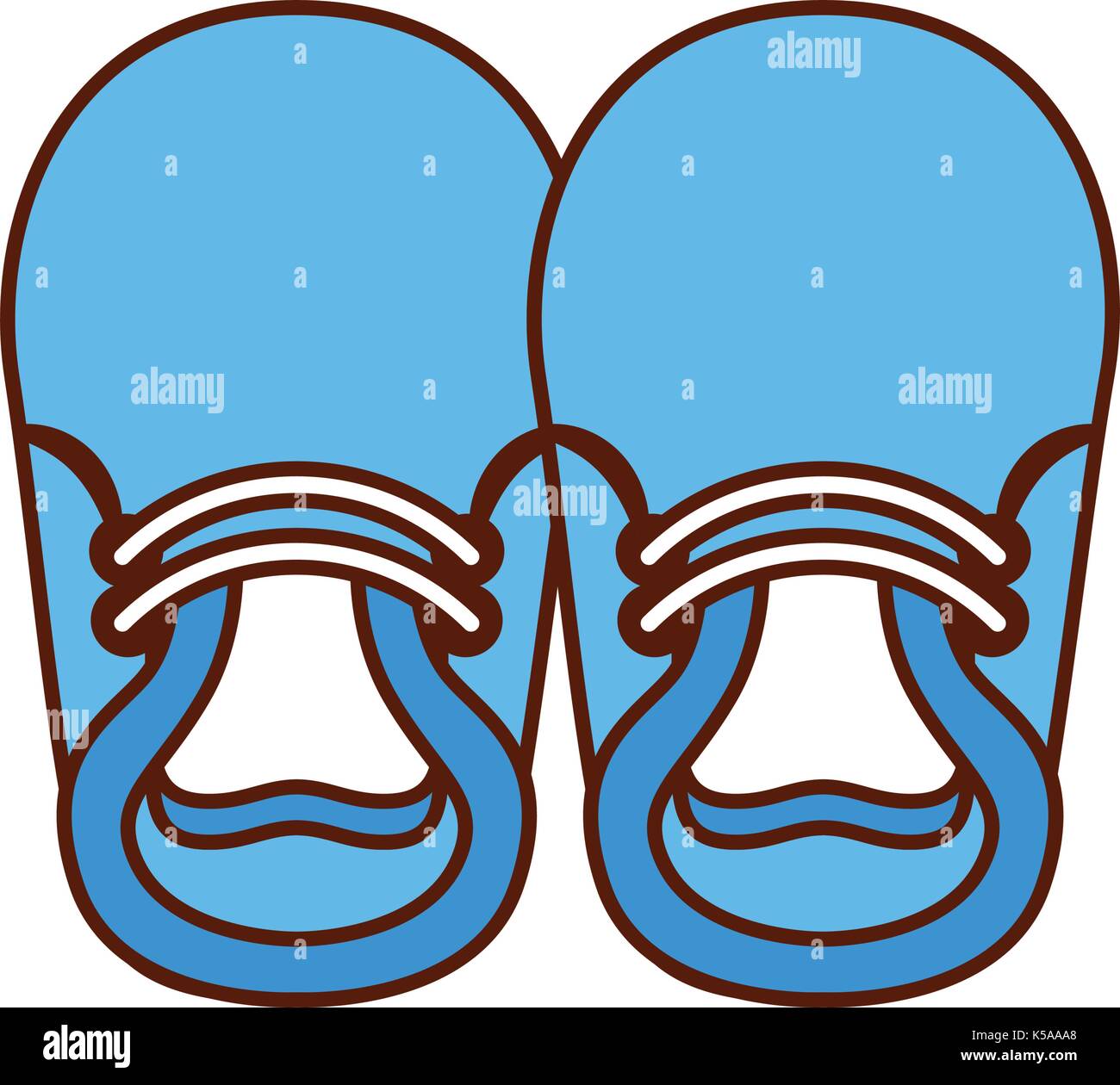 baby booties for boy child cute image Stock Vector Image & Art - Alamy