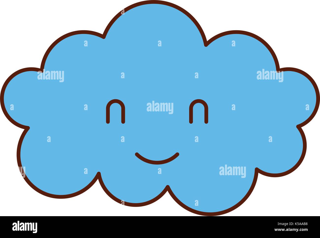 cartoon cute cloud baby shower image Stock Vector Image & Art - Alamy