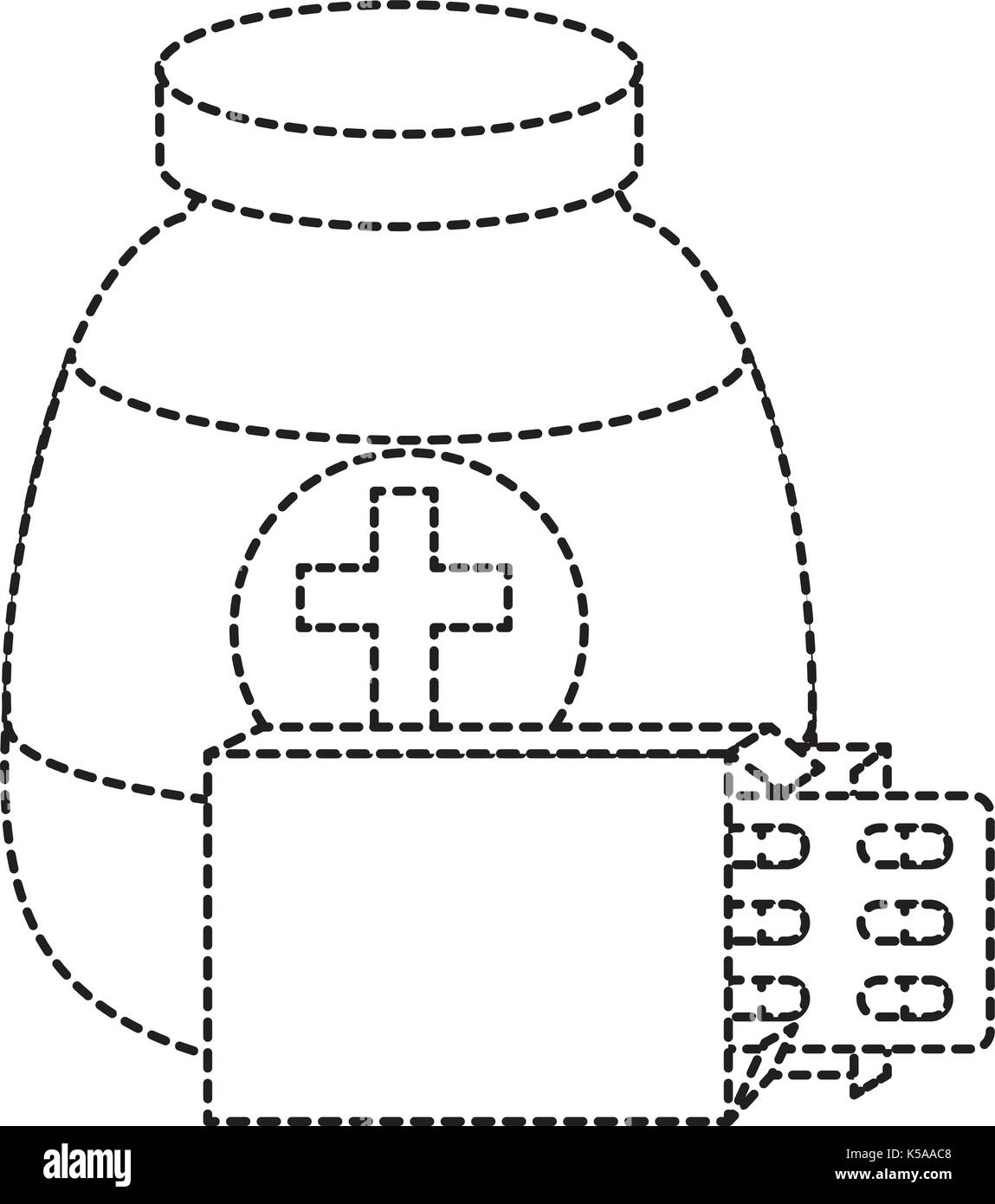 Vitamin capsules bottle in Black and White Stock Photos & Images - Alamy