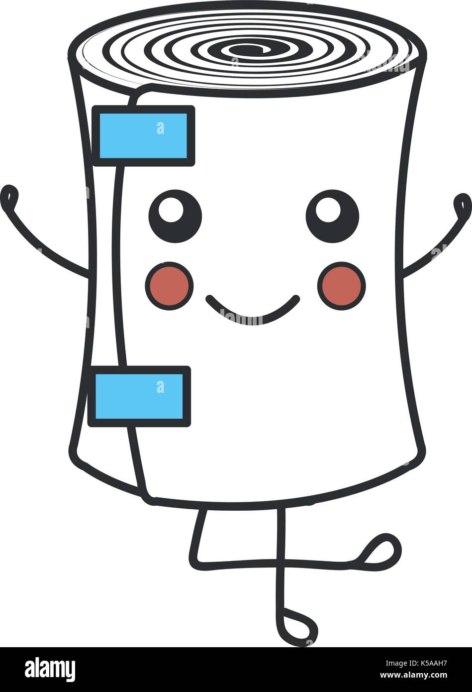 medical bandage kawaii character Stock Vector Image & Art - Alamy