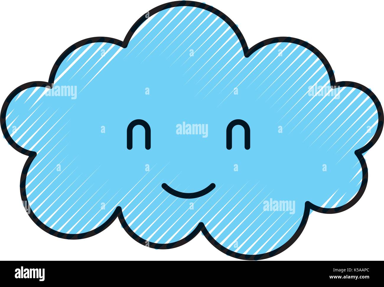 cartoon cute cloud baby shower image Stock Vector Image & Art - Alamy