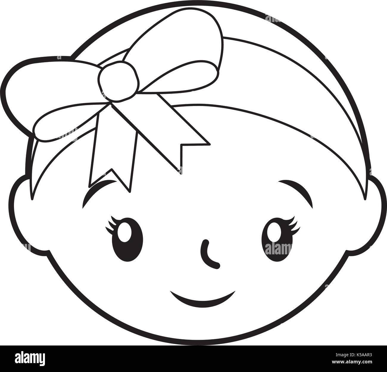 Happy And Smiling Baby Girl Adorable Stock Vector Image Art, 40% OFF