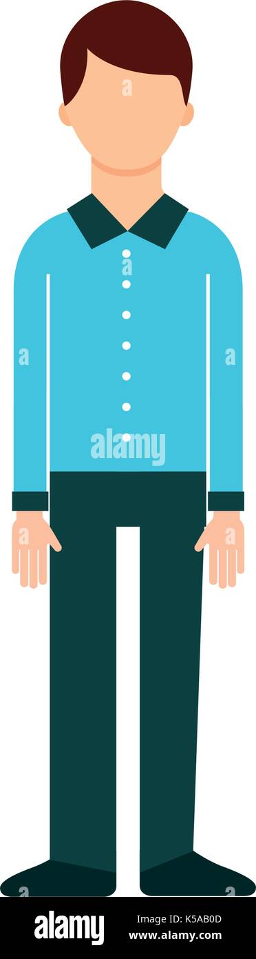 male avatar cartoon standing character man Stock Vector Image & Art - Alamy