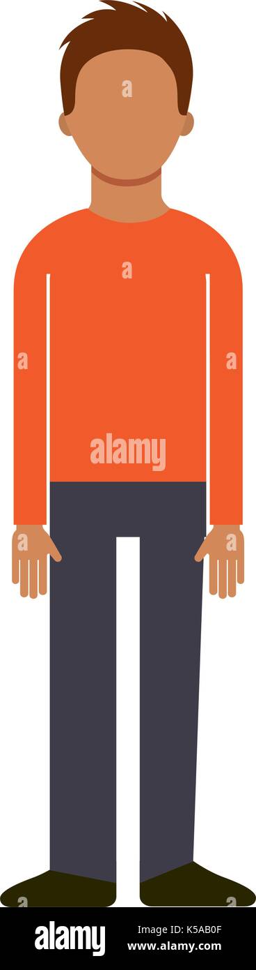 male avatar cartoon standing character man Stock Vector Image & Art - Alamy