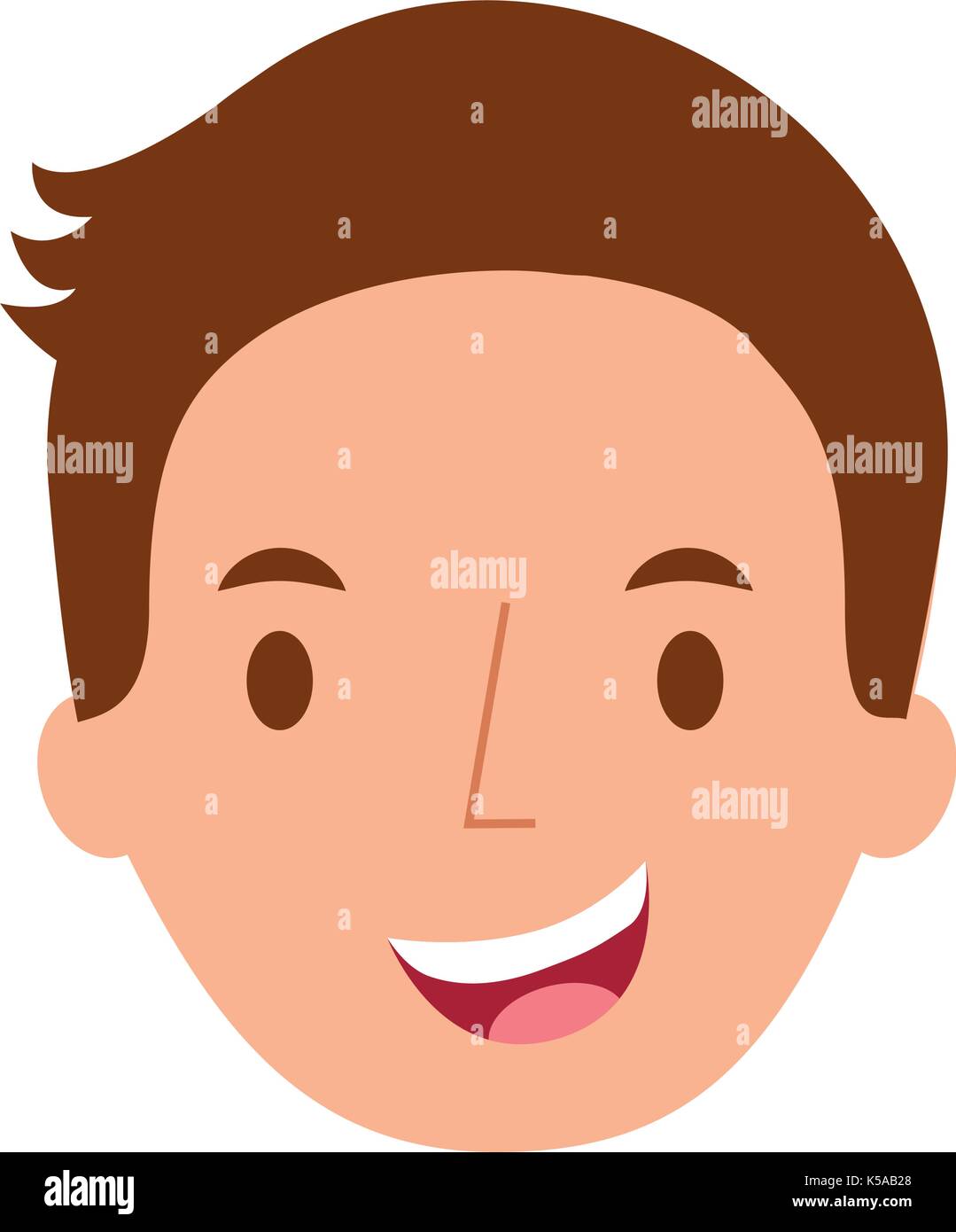 man avatar face male smiling image Stock Vector Image & Art - Alamy