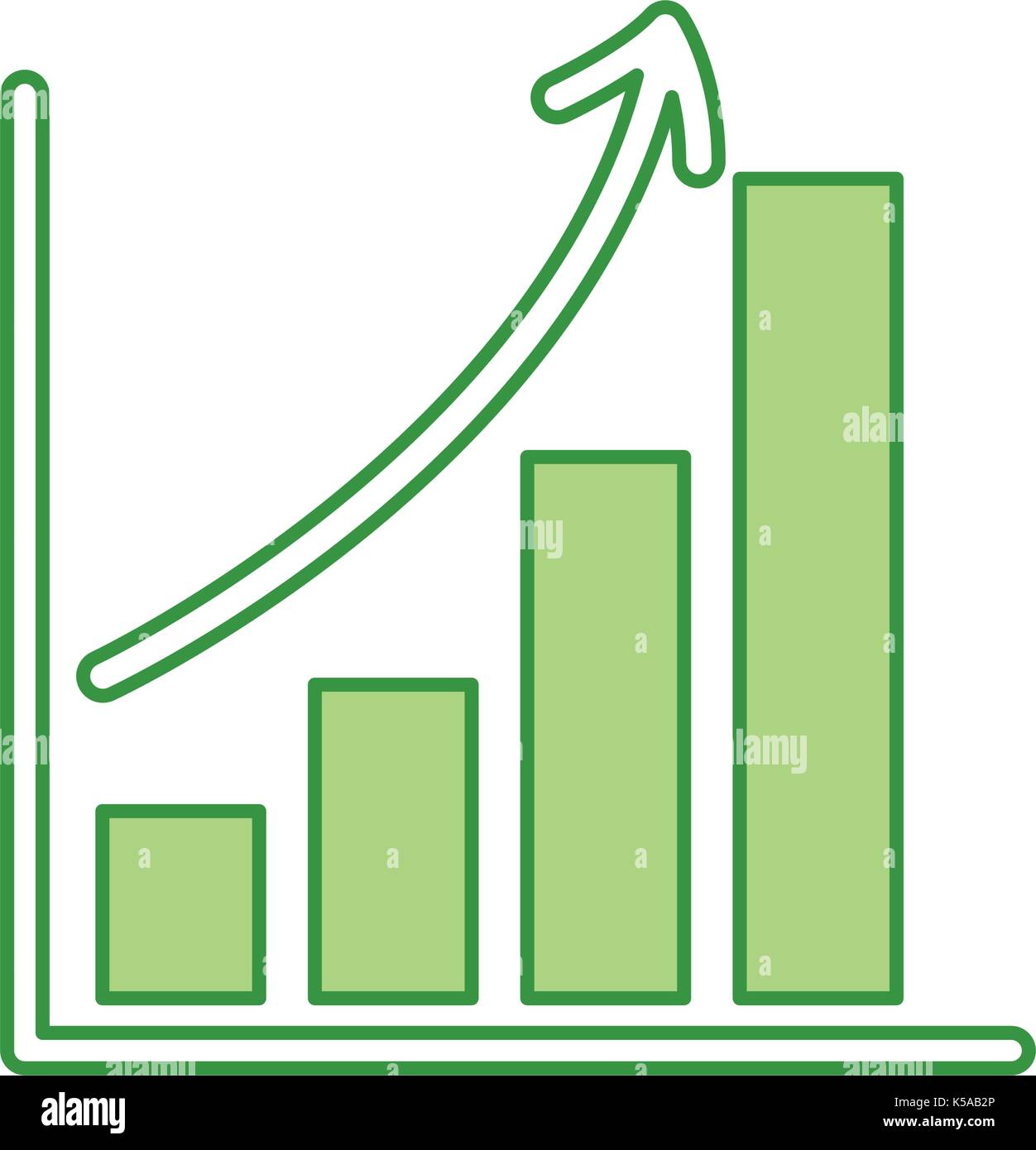 business growth bar graph finance increase Stock Vector Image & Art - Alamy