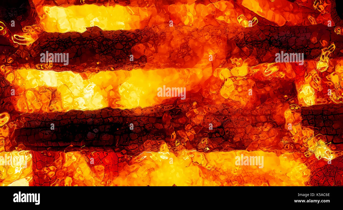 abstract background graphic, burning fire and flame structures Stock ...
