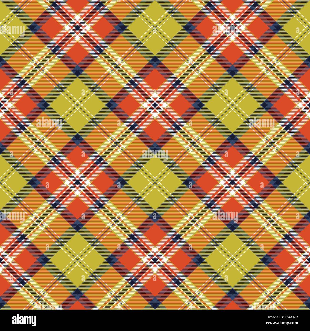 Abstract textile check plaid seamless pattern. Vector illustration ...