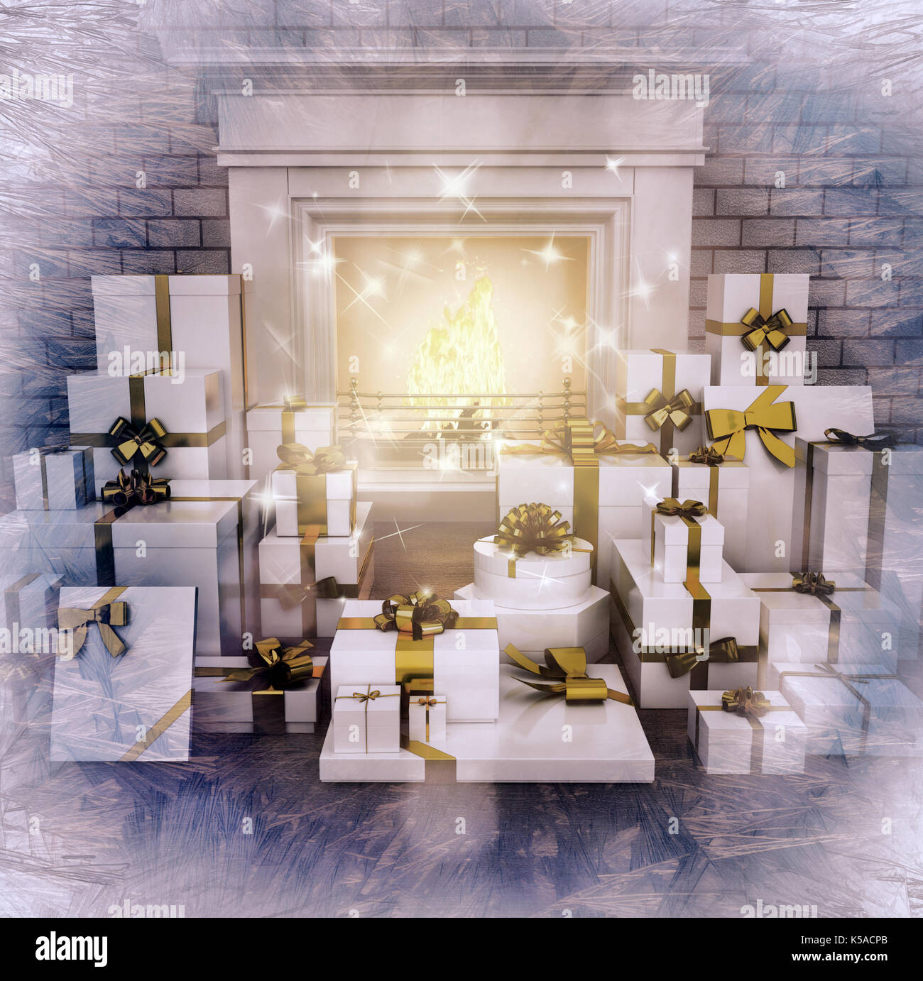 Group by fireplace hi-res stock photography and images - Alamy