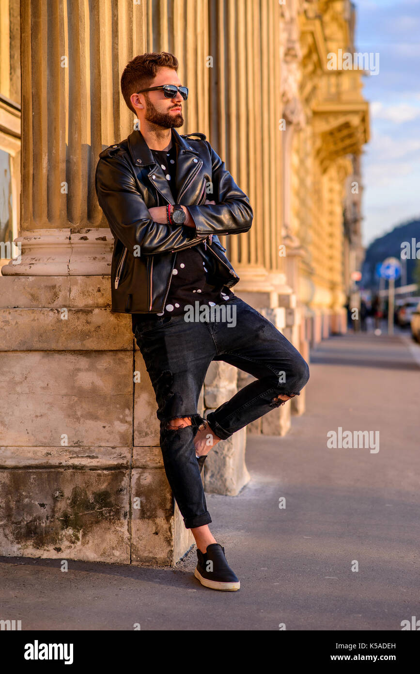 Lean Pillar High Resolution Stock Photography and Images - Alamy