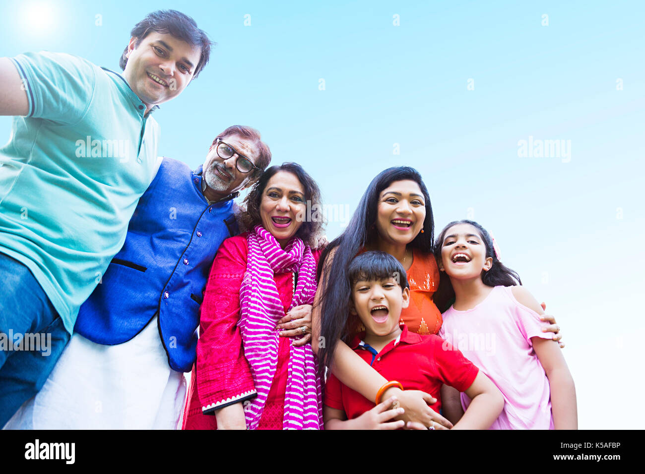 Multi generation family having fun hi-res stock photography and images ...