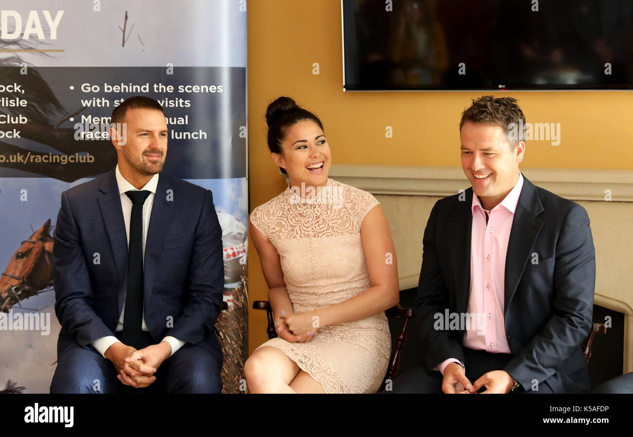 (From left to right) Paddy McGuinness, Sam Quek and Michael Owen attend ...
