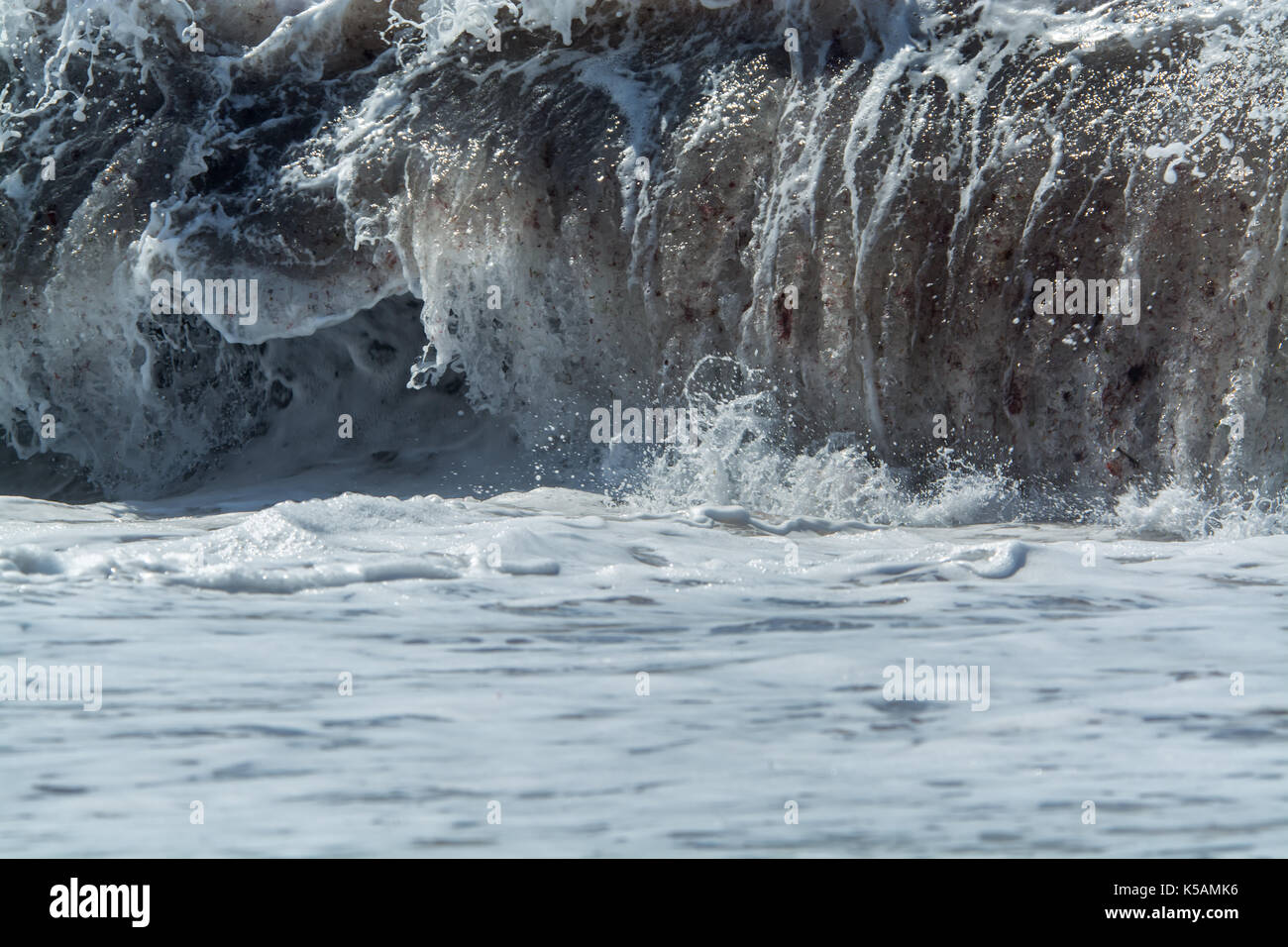 water breaking in a beach, texture pattern background Stock Photo - Alamy