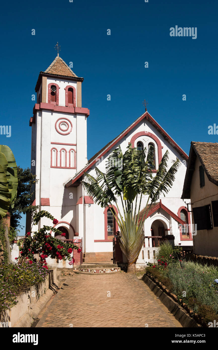 Church in the old town of Fianarantsoa, Madagascar Stock Photo - Alamy