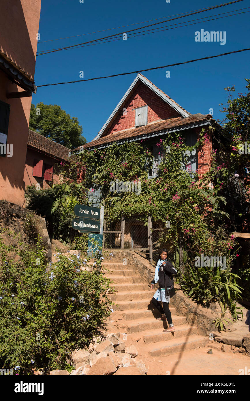 The old town of Fianarantsoa, Madagascar Stock Photo - Alamy