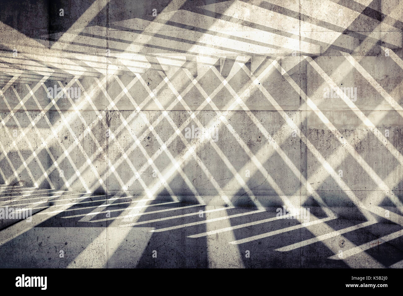 Abstract interior background, intersected pattern of light beams and ...