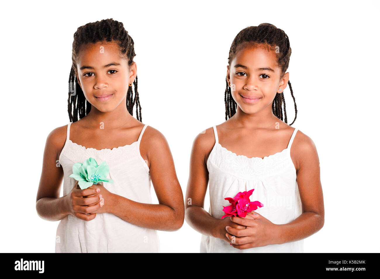 Portrait african girl child Cut Out Stock Images & Pictures - Alamy
