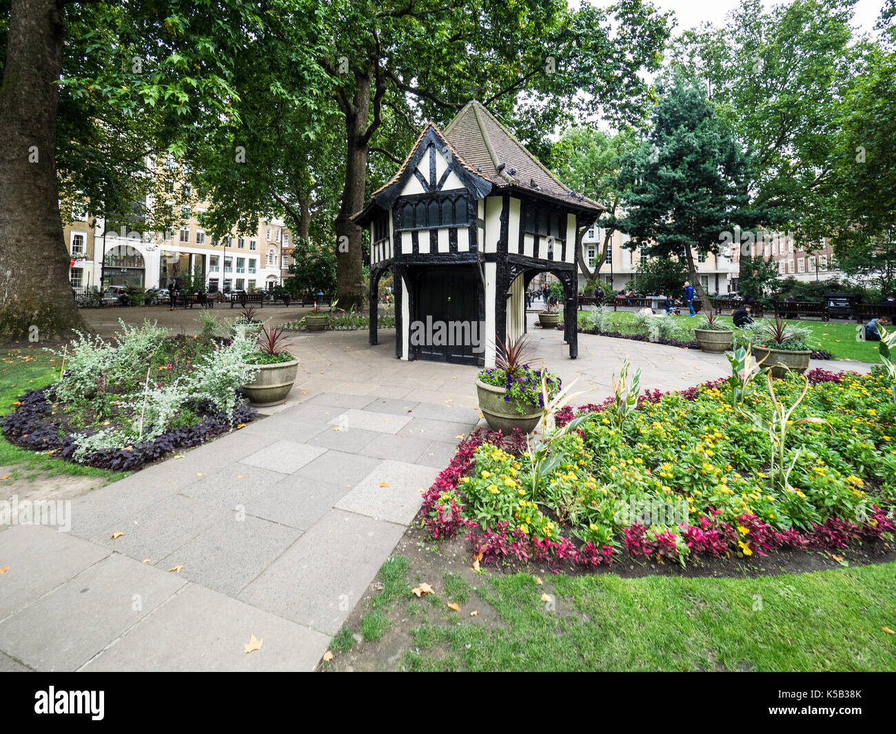Soho Square in London's Soho entertainment district - dating back to ...