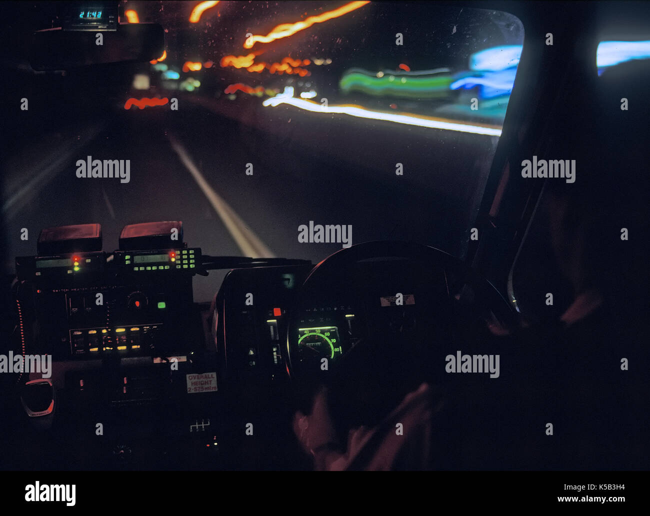 Ambulance night driving hi-res stock photography and images - Alamy