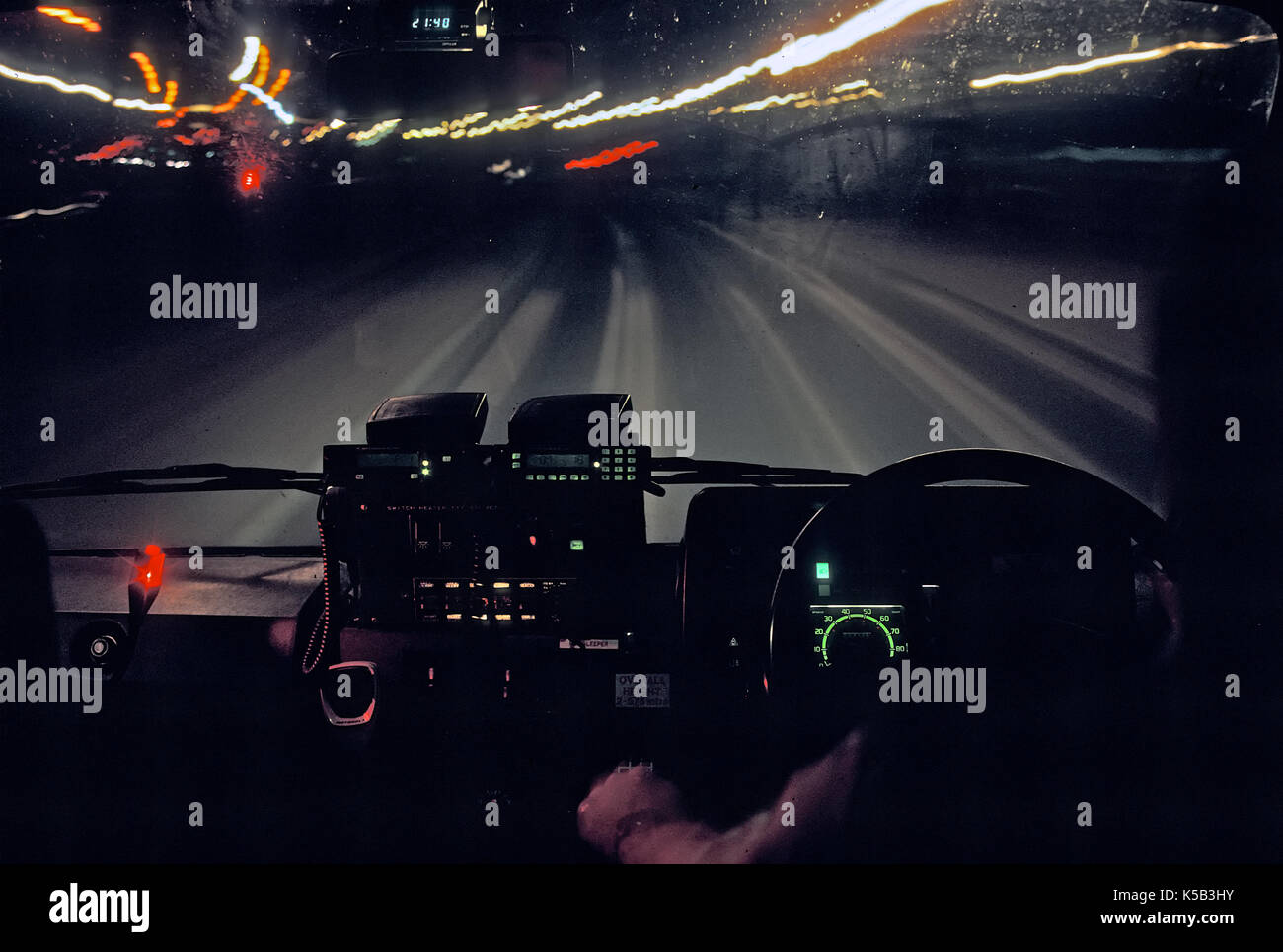 Ambulance night driving hi-res stock photography and images - Alamy