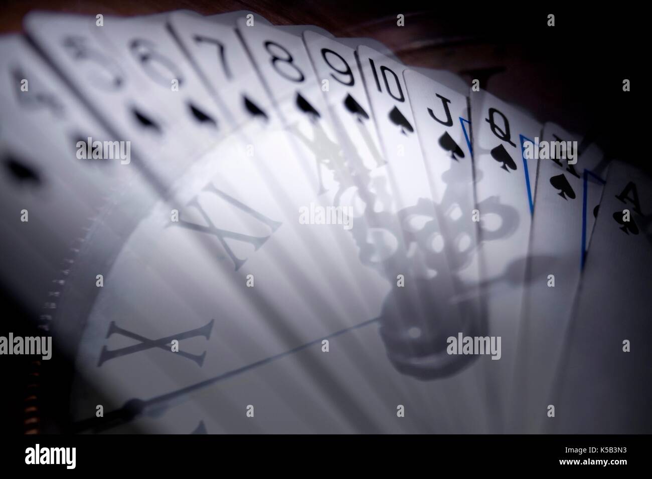 Time clock cards hi-res stock photography and images - Alamy