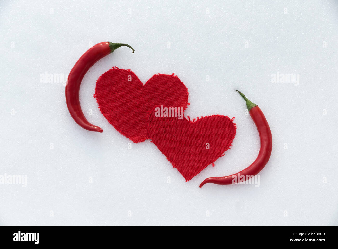 Two hot chili hi-res stock photography and images - Alamy