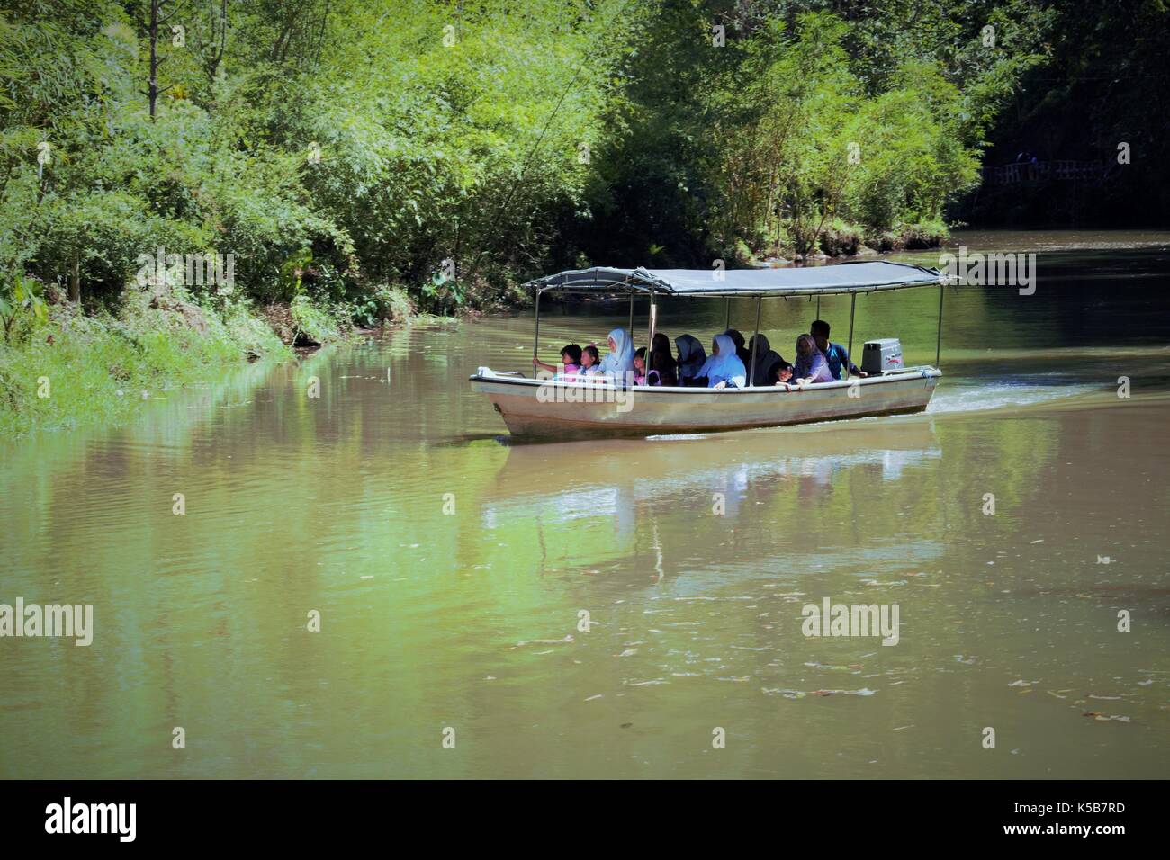 Tourist destination of Andeman lake, in Malang Indonesia Stock Photo ...