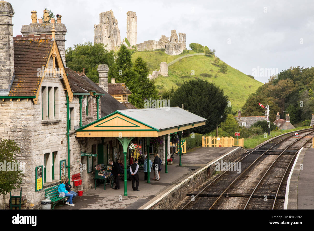 Swanage Steam Railway Stock Photo - Alamy