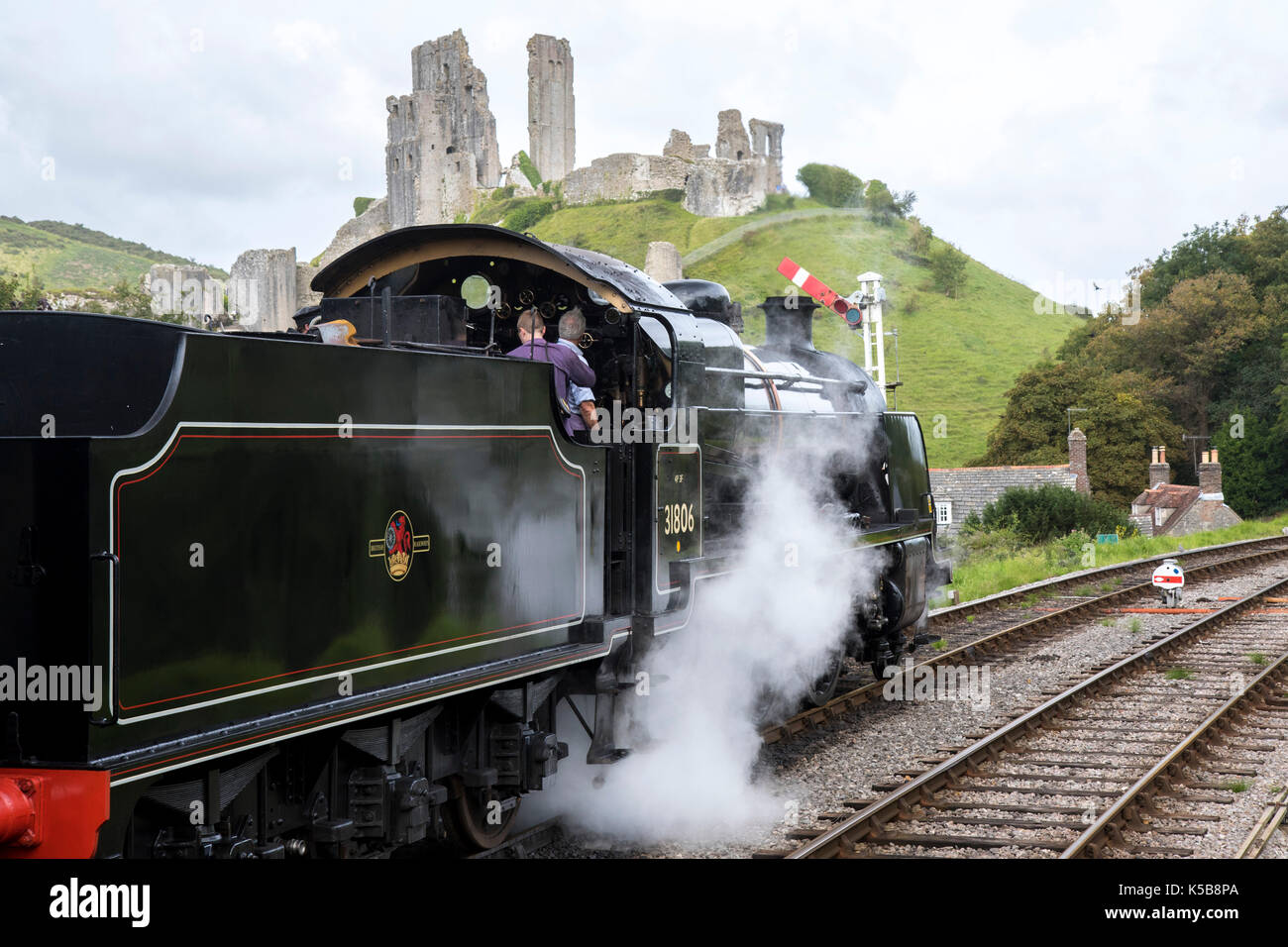 Swanage Steam Railway Stock Photo - Alamy
