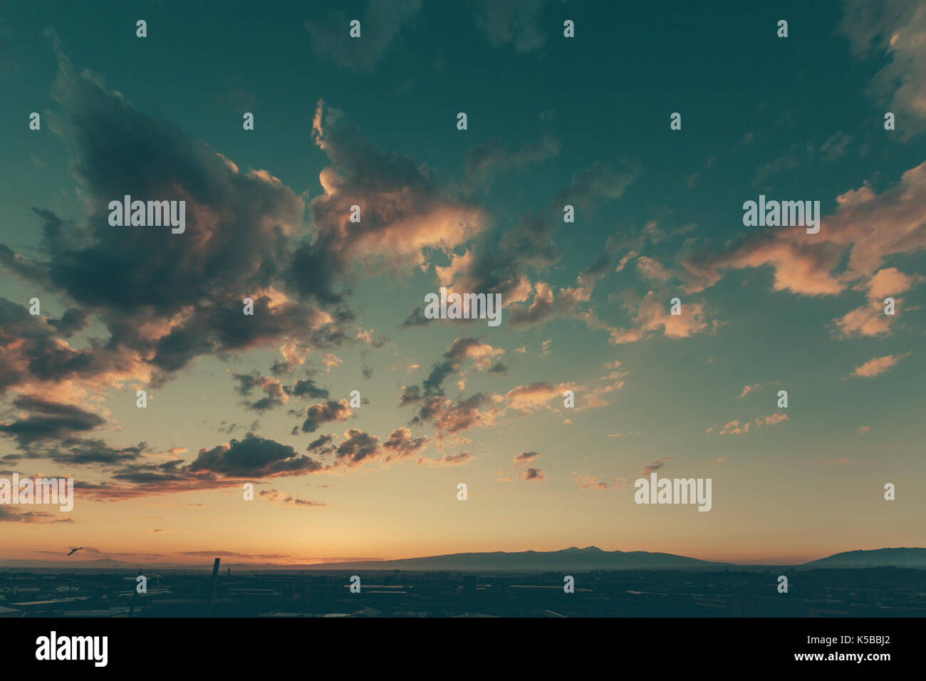 Clouds at sunset Stock Photo - Alamy