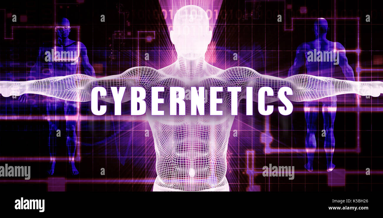 Cybernetics as a Digital Technology Medical Concept Art Stock Photo - Alamy