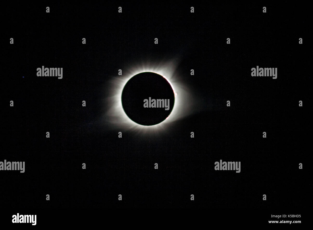 The Total Solar Eclipse on August 21, 2017 Stock Photo - Alamy
