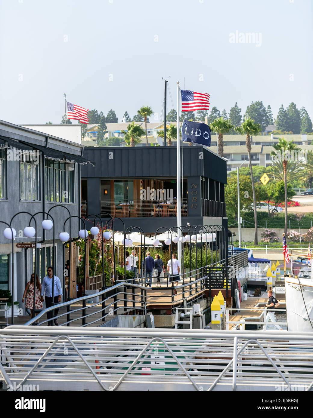 Waterfront redevelopment at the Lido Marina Village in Newport Beach ...