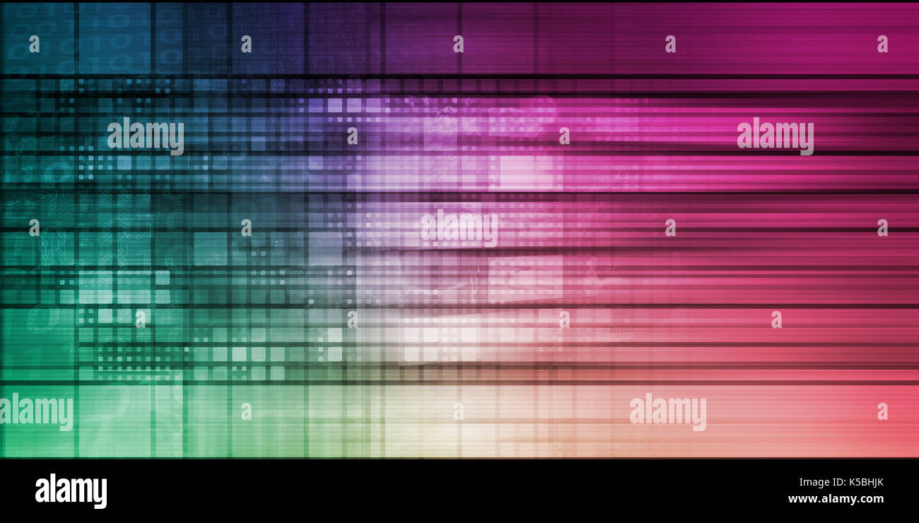 Pixel Abstract Background with Digital Theme Concept Stock Photo - Alamy