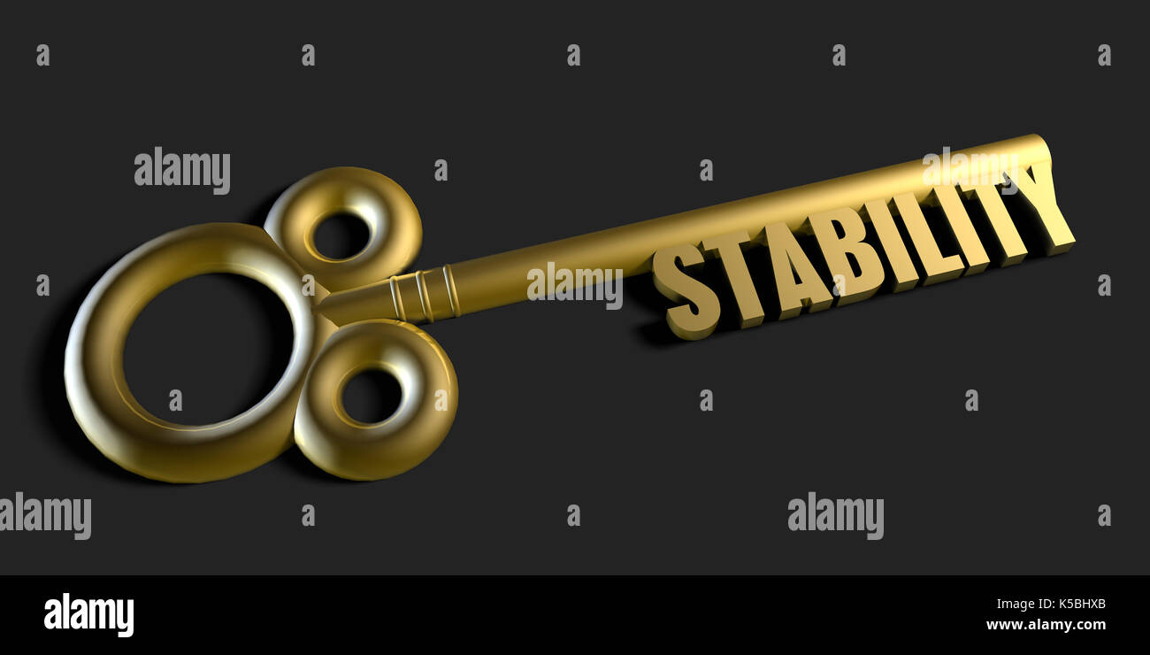 Key To Your Stability as a Concept Stock Photo - Alamy
