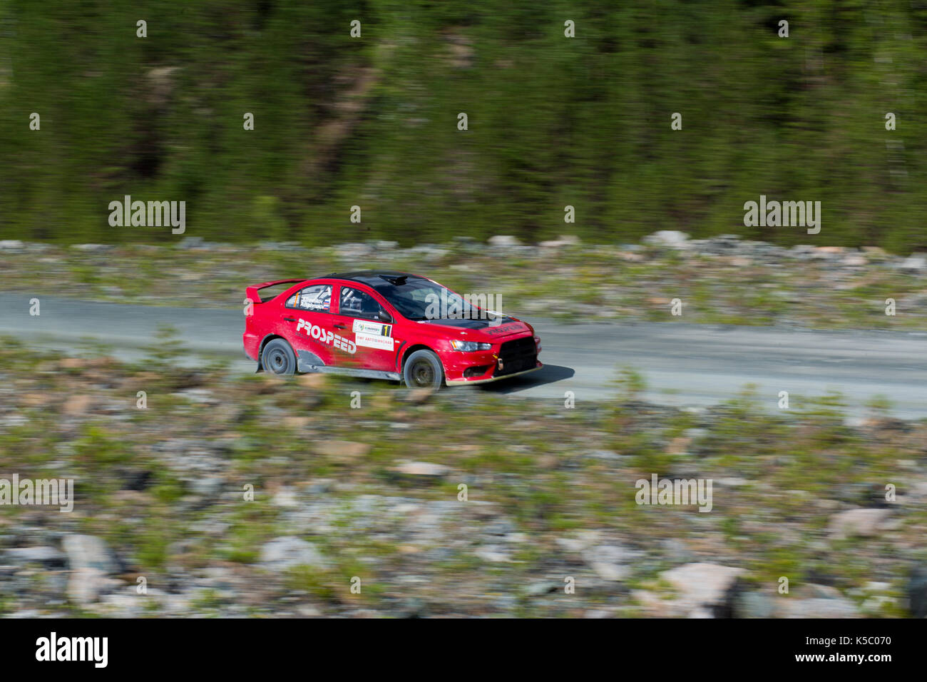 Mitsubishi Evo X Rally Car High Resolution Stock Photography and Images ...