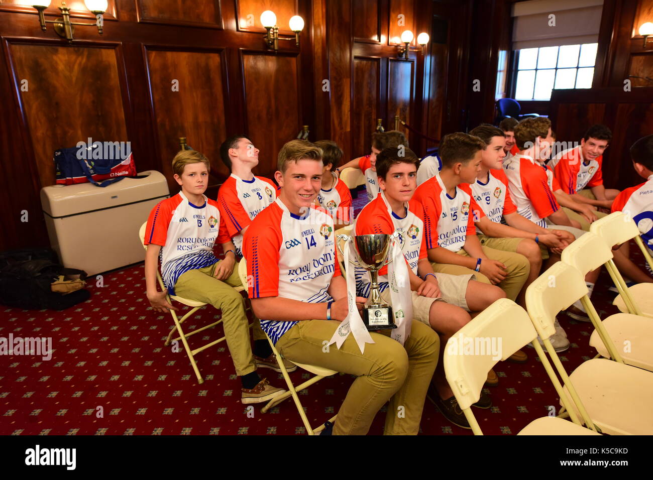 Manhattan, United States. 07th Sep, 2017. The New York Feile GAA Team ...