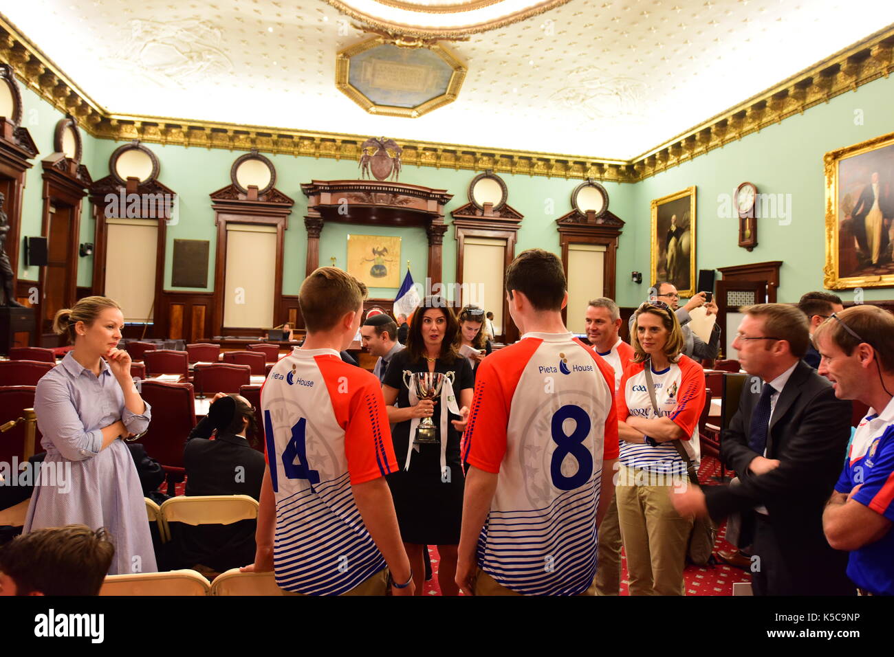 Manhattan, United States. 07th Sep, 2017. The New York Feile GAA Team ...