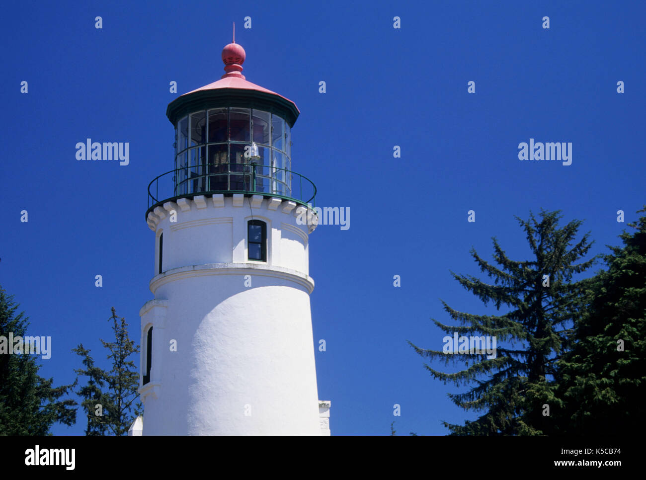 Umpqua Lighthouse, Umpqua River Lighthouse State Park, Oregon Stock ...