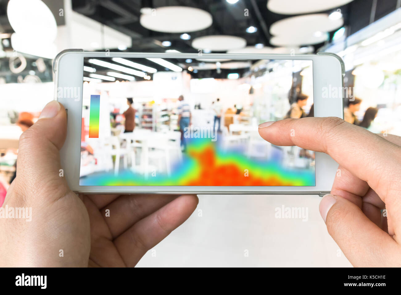 Heat map smart phone hi-res stock photography and images - Alamy