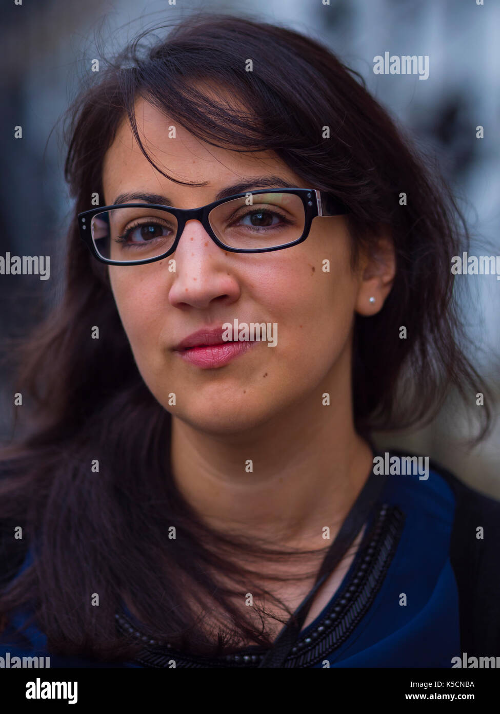 Young Turkish girl poses for the camera Stock Photo - Alamy