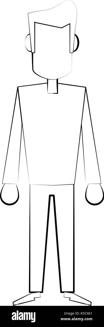 Man faceless cartoon Stock Vector Image & Art - Alamy